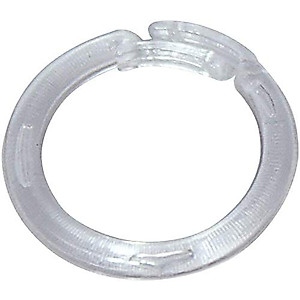 Fabrics and Drapes Small Clear Plastic Split Rings Home Sewing for Shades and Valances - Roman Shade Rings - Style #A02SP (1000)