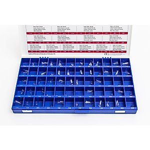 Dental Transparent Strip Off Crowns Anterior Kit 60 pcs