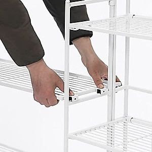 Convenience Concepts Xtra Storage Shelf Deluxe Metal Extension Set of 2, White