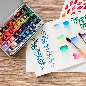 Elesunory 6Pcs Metal Rectangular Tin Metal Hinged Lid, Mini Portable Small Storage Container Tin Box, Metal Box with Hinged Lid for Home or Outdoor Active Storage (Silver)