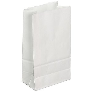 6lb White Rainbow Paper Bags (100Pcs/Pack)