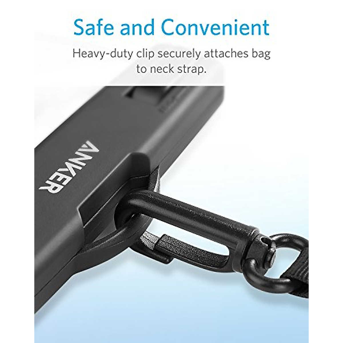 Anker Universal Waterproof Case, IPX8 Waterproof Phone Pouch Dry Bag for iPhone X / 8 / 8 Plus, Samsung Galaxy S8 / S7, Samsung Note Series, Google Pixel 2, up to 6 Inches—2 Pack