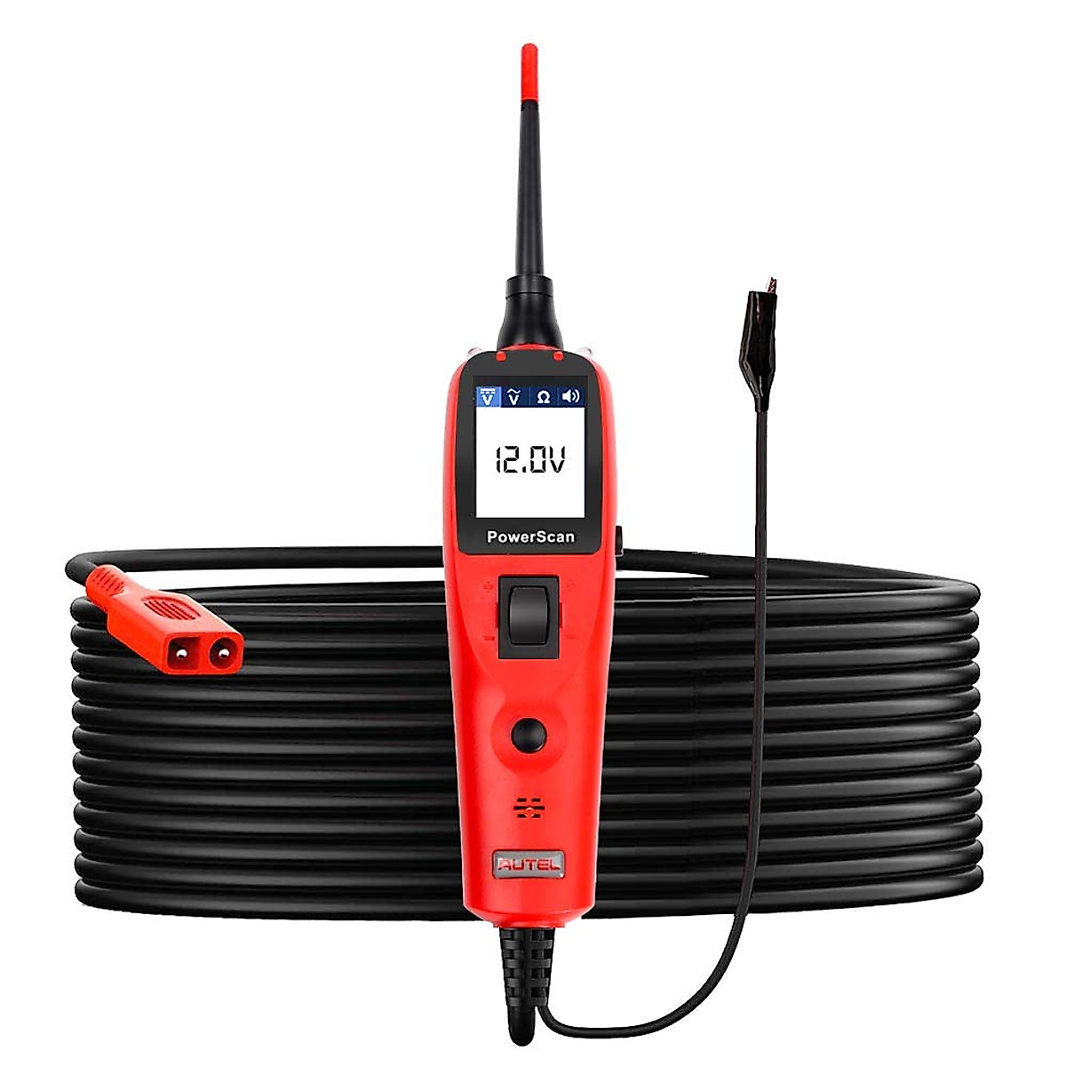 Autel Automotive Circuit Tester, PowerScan PS100 Circuit Probe, Car Electrical System Diagnosis Test Tool Voltmeter Red
