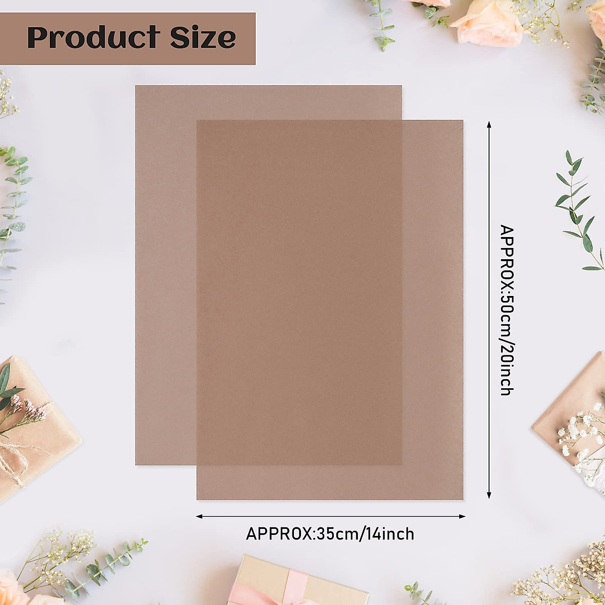 NEBURORA 60 Sheets Green Tissue Paper Bundles 120 Sheets Brown Tissue Paper for Gift Wrap Art Crafts DIY Birthday Father's Day Thanksgiving Christmas Halloween Wedding Decor