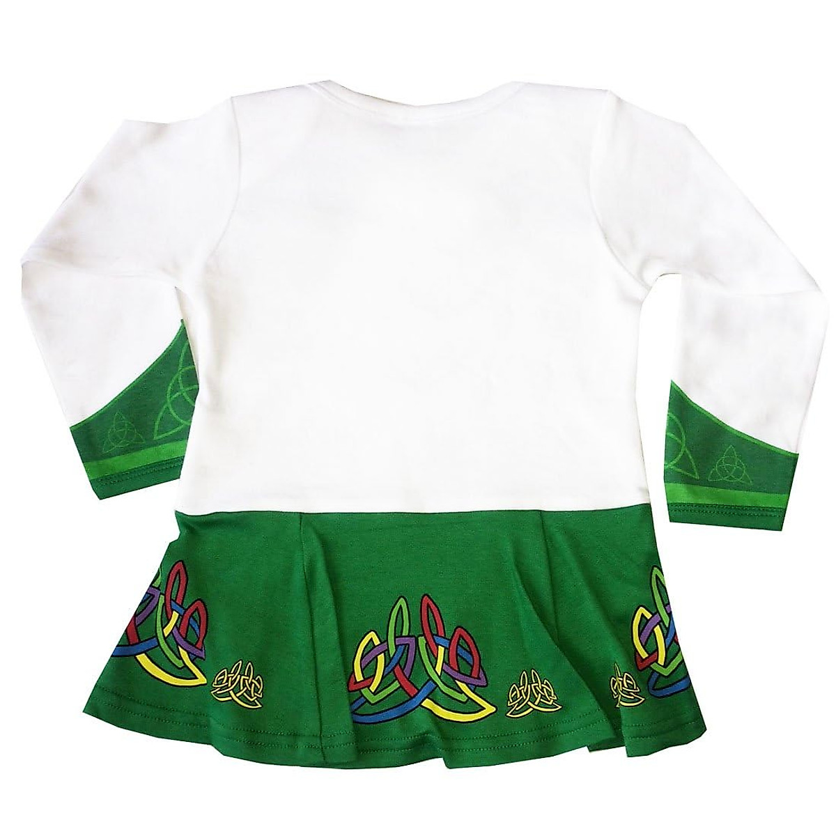 Carrolls Irish Gifts Green Babies Vest Designed As Irish Dancing Dress With Celtic Design, 1-2 Years