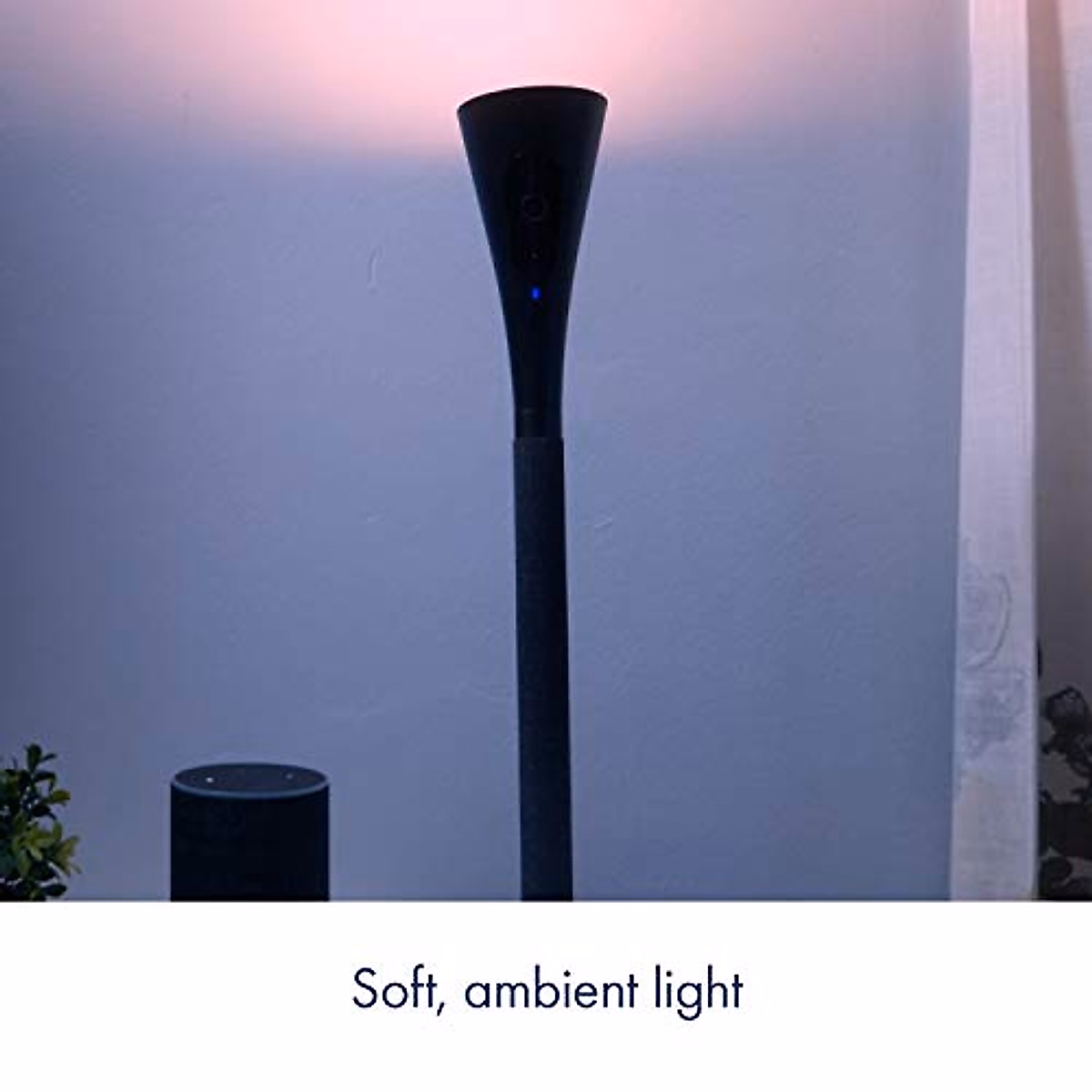 Panasonic HomeHawk FLOOR Home Monitoring HD Camera for Senior Care, Motion Detection Night Light, 2-way Talk, 24/7 Live View + Secure Recording, Alexa Compatible - KX-HNC850 (Black Satin)