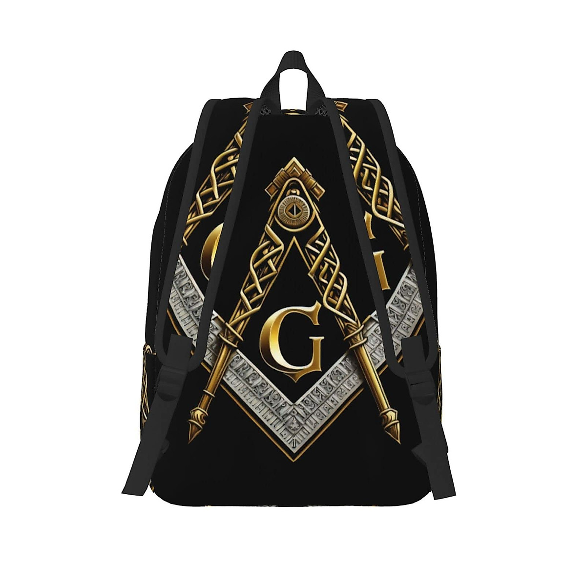 FYCFSLMY Master Mason Masonic Backpack with Adjustable Straps, Suitable for Travel Picnics Activities