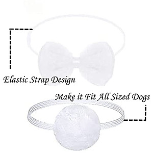 Dog Bunny Ears and Dog Easter Bow Tie, Pet Easter Outfit