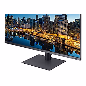 Samsung TU87F Series 32-Inch Viewfinity 4K UHD Pro Monitor, VA Panel, 60Hz, 5ms, HDR10, sRGB, HDMI, Dual 4K Display, Fully Adjustable Stand, Eye Saver Mode (LF32TU874VNXGO) Dark Blue Gray