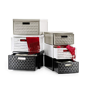 Rotho "Country Drawer Box Big, Cappucino-Brown