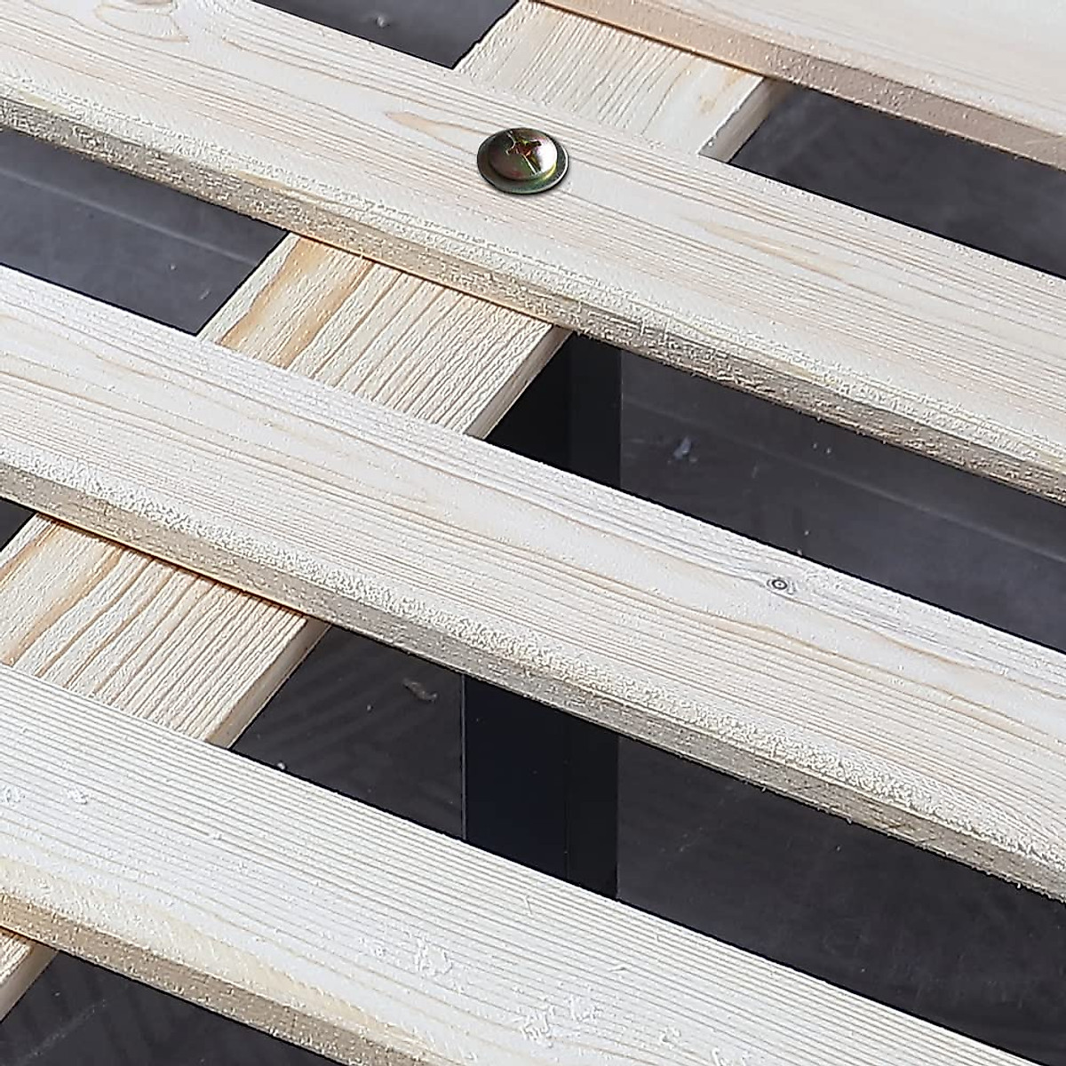 KUSRUP Adjustable Height Bed Frame Replaces Support Legs Heavy Duty Bed Center Frame Slat feet risers for Queen/King Platform 1PCS (1, 7.8" to 10.6")