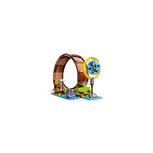 LEGO Sonic The Hedgehog Sonic’s Green Hill Zone Loop Challenge Building Toy Set, Sonic Adventure Toy with 9 Sonic and Friends Characters, Fun Gift for 8 Year Old Gamers and Young Fans, 76994