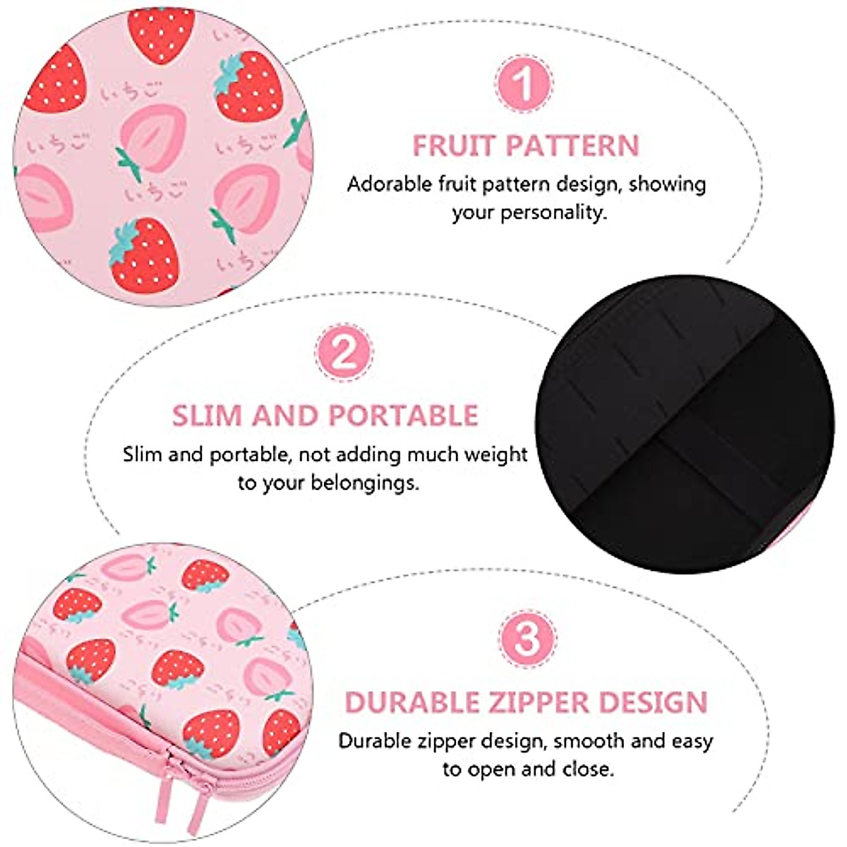 SOLUSTRE Carry Case for Switch Lite Console Fruit Design Cross- body Bag Joystick Portable Cover Cases Game Console Bag Crossbody Handbag for Switch Lite Red