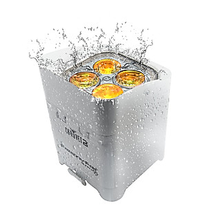 CHAUVET DJ Freedom Par Quad-4 IP Indoor/Outdoor Battery-Powered Wireless LED Par-Style Wash Light