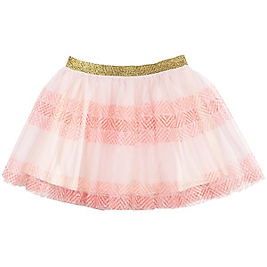 Disney Moana Little Girls Graphic T-Shirt Mesh Skirt and Scrunchie 3 Piece Outfit Set 7-8