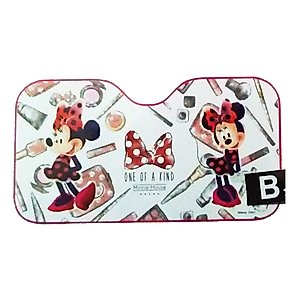 Limited Disney Minnie Mouse Windshield Sun Heat Shade Shield Car Gift About 51.2" x 26.8" (130 cm x 68 cm) Thickness About 0.1" (0.3 cm)