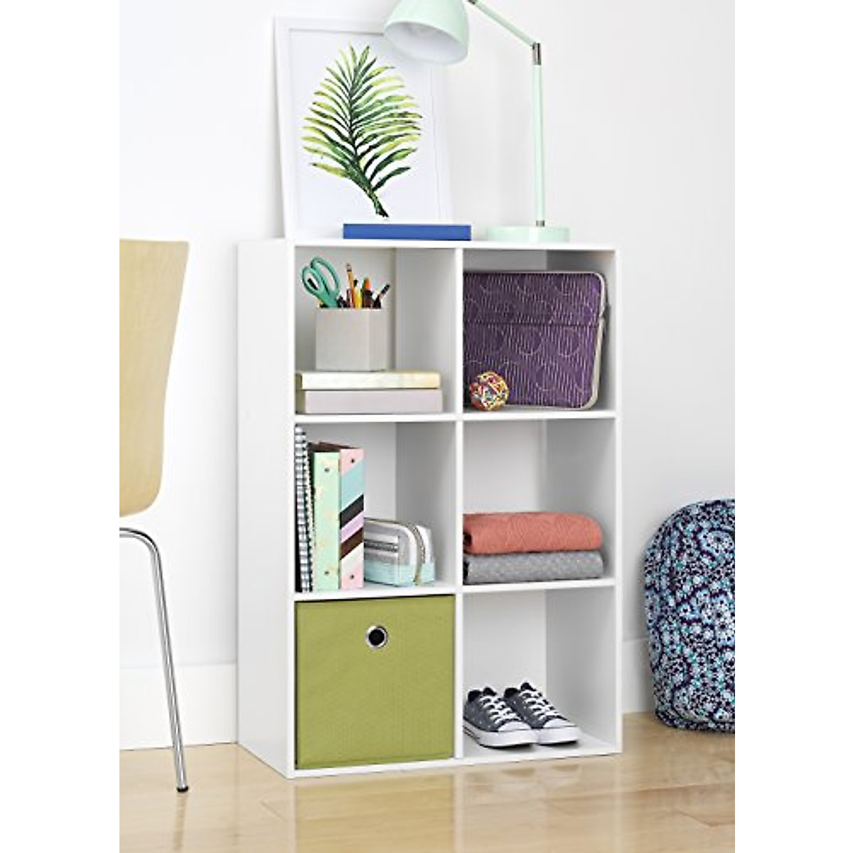 Whitmor 6 White Cube Organizer