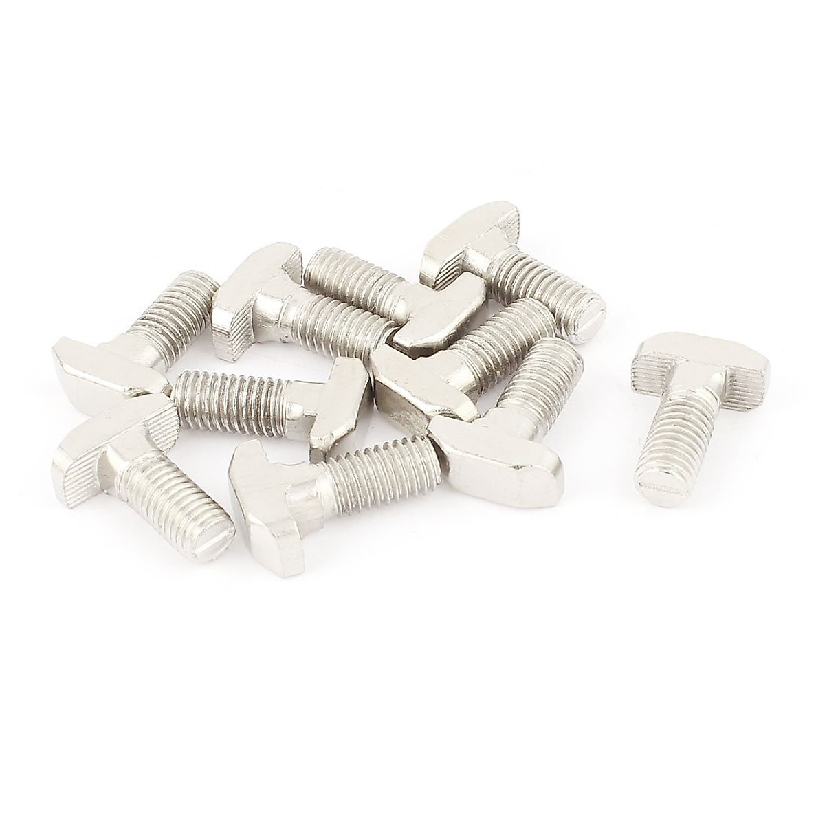 Qtqgoitem 10pcs 18mmx8mmx6mm T-Slot Drop-in Stud Sliding Screw Bolt for JL-FL-M6 (model: 3bf 100 cfd 5a3 b3c)