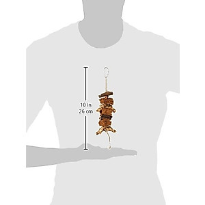 Prevue Hendryx 62803 Naturals Coco Rope Mini Bird Toy, 8 x 2.5"