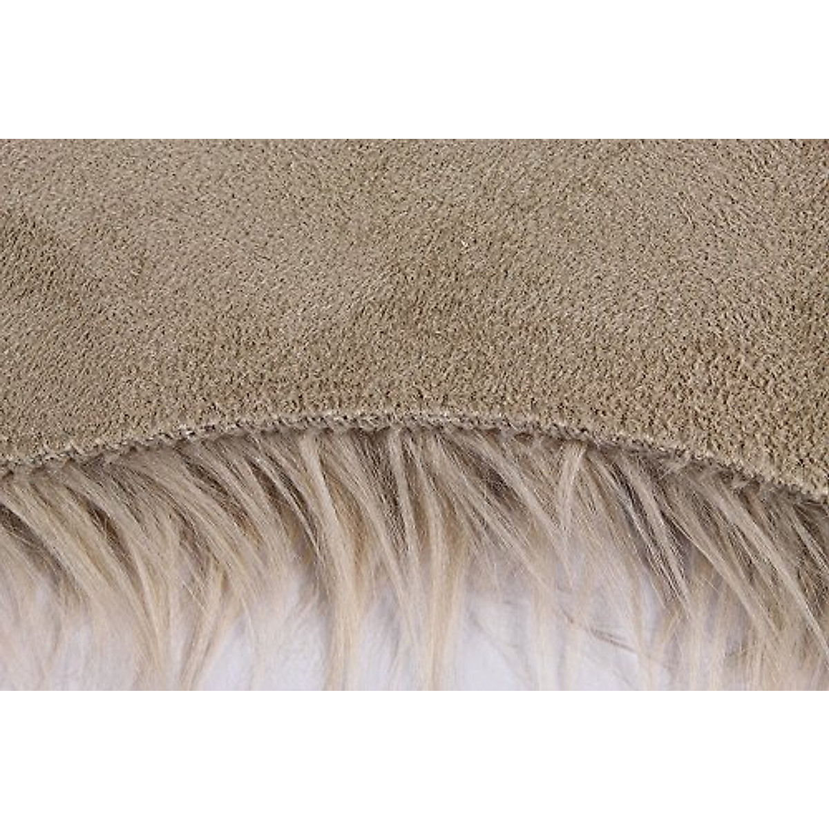 Nouvelle Legende® Faux Fur Sheepskin Premium Rug Duo (23 in. X 73 in.) Tan