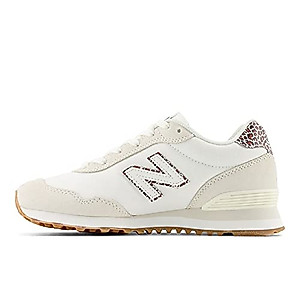 New Balance Women's 515 V3 Sneaker, Sea Salt/Mahogany, 7