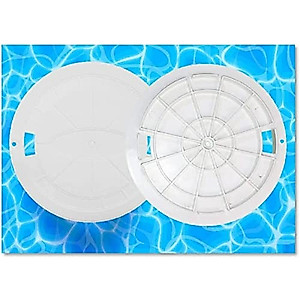 DDV Exact Replacement Skimmer Deck Lid Cover for Hayward Swimming Pool SPX1070C SP1070C Lid Direct Replacement for Hayward SP1070, SP1071, and SP10712S Pool Skimmer Cover Models