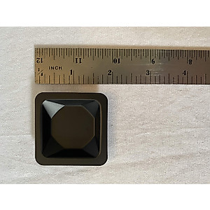 Standard Weighing Boats, W-S46-BK-100, 46mm, Small, Black, Pack of 100