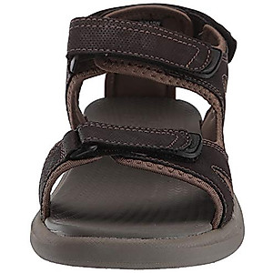 Nunn Bush Men's Rio Vista 3 Strap River Sandal Water Shoe, Brown Multi,7 M US