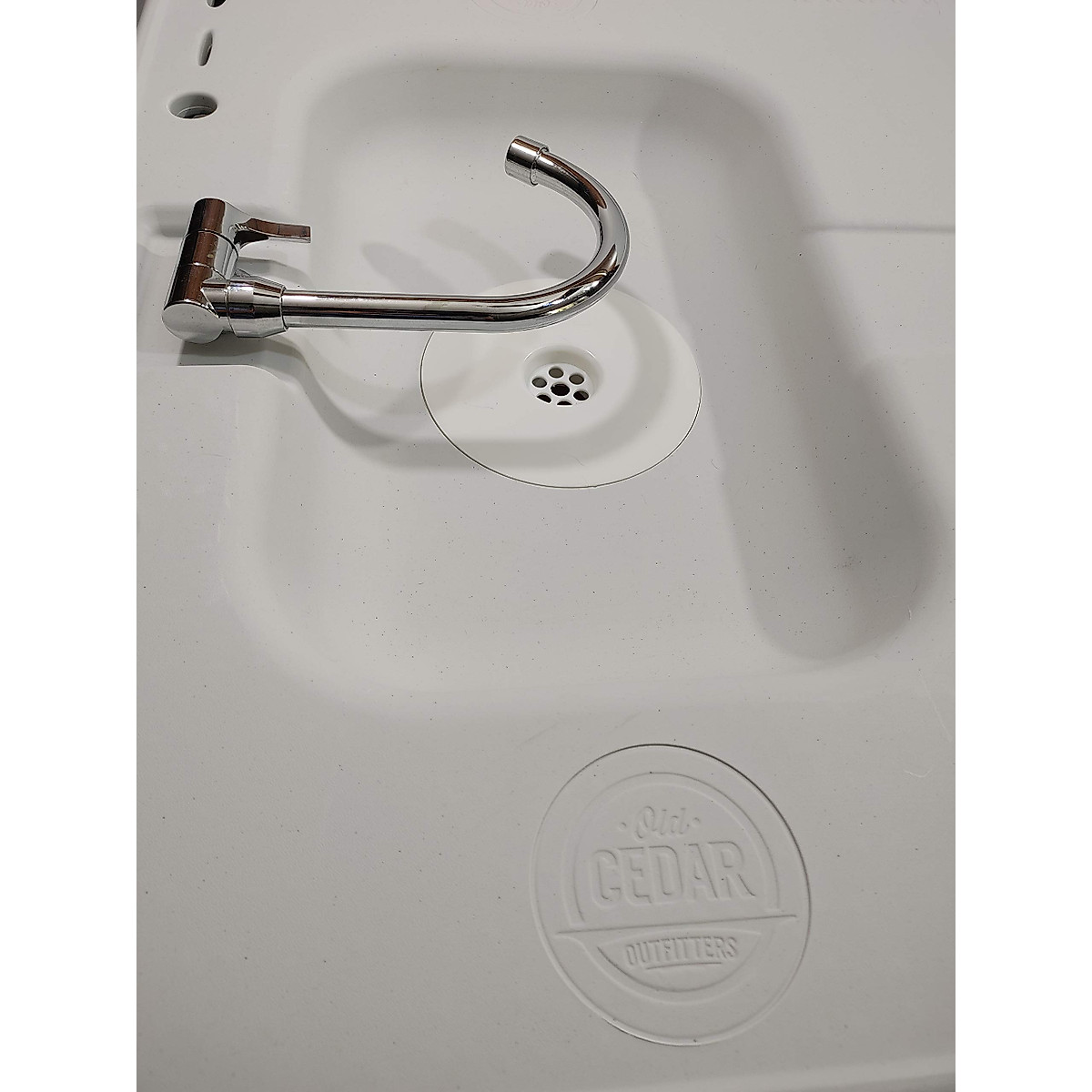 Old Cedar Outfitters Premium, Extra-Large Fish and Game Cleaning Table with Sink and Folding Legs