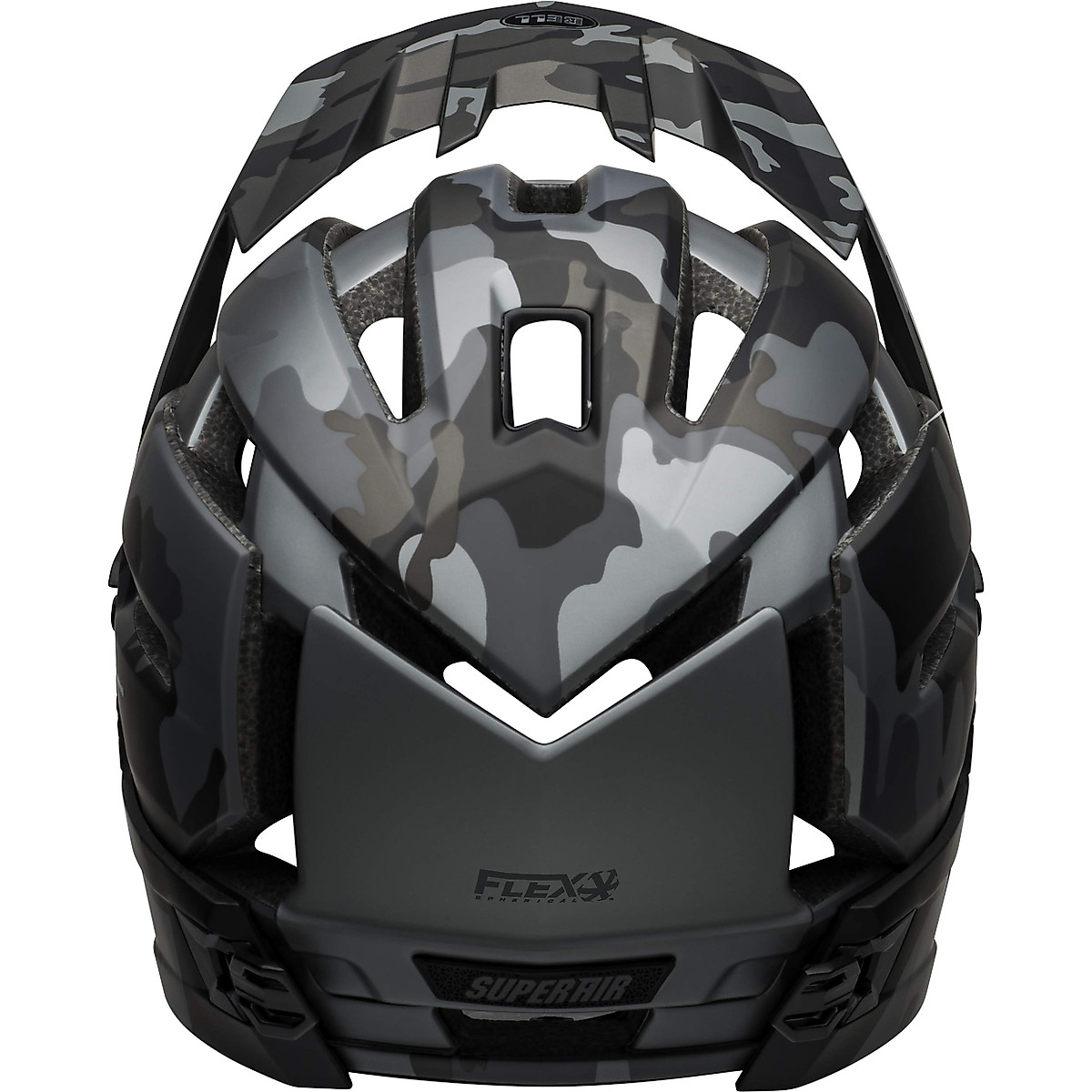 Bell Super Air R MIPS Adult Mountain Bike Helmet - Matte/Gloss Black Camo (2023), Large (58-62 cm)