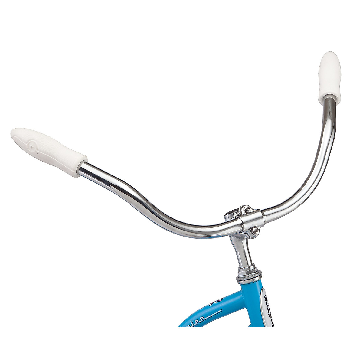 Schwinn Baywood Beach Cruiser Bike for Men Women, Ages 8 Up or Rider Height 4'8"-5'6", 24-Inch Wheels, Single Speed, Rear Cargo Rack, Bright Blue