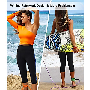 Ctrilady Women Neoprene Wetsuit Pants 2.5mm Keep Warm Legging Swimming Diving Snorkeling Surfing (Black, XX-Large)