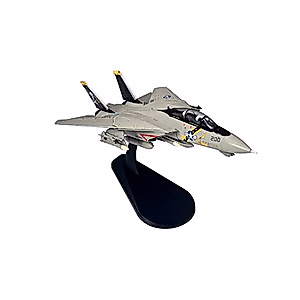 1/100 Scale US Navy Grumman F-14 F-14A F-14B F-14D Tomcat Fighter Aircraft Metal Military Diecast Plane Model Gift Ornament Collection (F-14A)