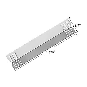 Replacement Parts for Nexgrill 720-0830H, 720-0783E, Master Forge 1010037 Gas Grill Models, 4 Pack Stainless Steel Burner Tube, Heat Plates Tent Shield and Cooking Grids Grill Grate Repair Kit