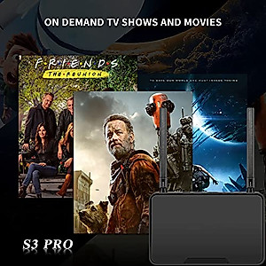 2023 The Best Version of English Android 9.0 OS S3Pro S3 pro TV Box Support 6K Strong Wi-Fi Connection More Functions