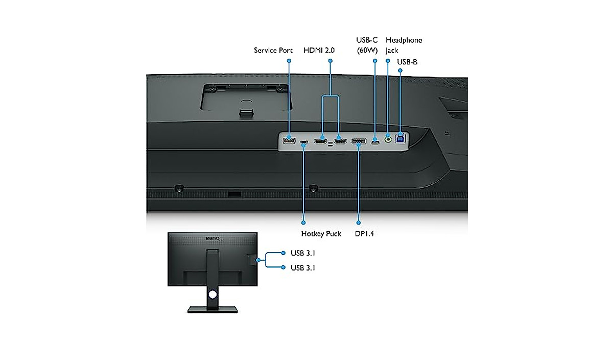 BenQ SW321C 32" 4K Photo Editing Monitor