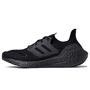 adidas Men's Ultraboost 22 Running Shoe, Black/Black/Black, 10