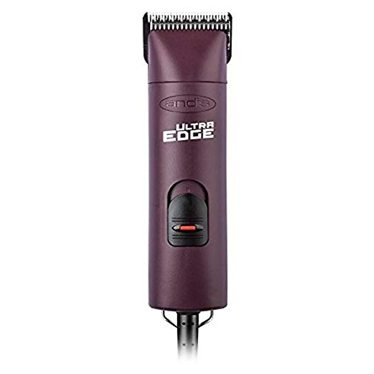 Andis 22685 Professional UltraEdge Super 2-Speed Detachable Blade Clipper – Rotary Motor with Shatter-Proof Housing, Runs Calm & Silent, 14-Inch Cord - For All Coats & Breeds - 120 Volts, Burgundy