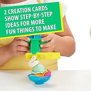 Play-Doh Kitchen Creations Ice Cream Party Play Food Set with 6 Play-Doh Colors, 2-Ounce Cans (Amazon Exclusive)