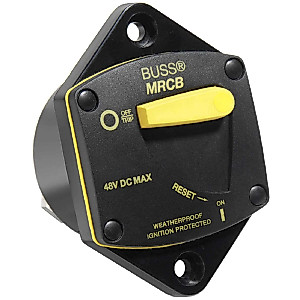 Bussmann CB187P-150 Weatherproof Marine Rated High Amp Type III Panel Mount Circuit Breaker (150 Amp), 1 Pack