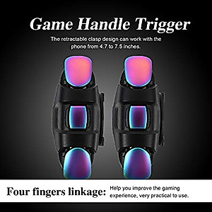WOONEKY 1 Pair Professional Aid Portable Game Pad Handle Out/Phone for/Fornite/of Knives Mobile Travel Tablets for Gamepad Survival Conter Aim Trigger Practical Lightweight