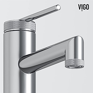 VIGO Sterling 7'' H Single Handle Single-Hole Bathroom Faucet in Chrome-VG01049CH