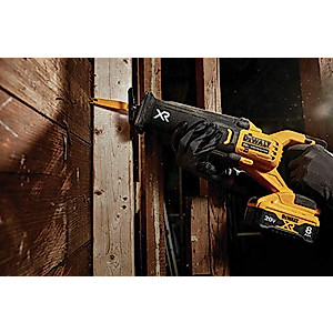 DEWALT 20V MAX* XR Reciprocating Saw Kit, Power Detect Tool Technology (DCS368W1)