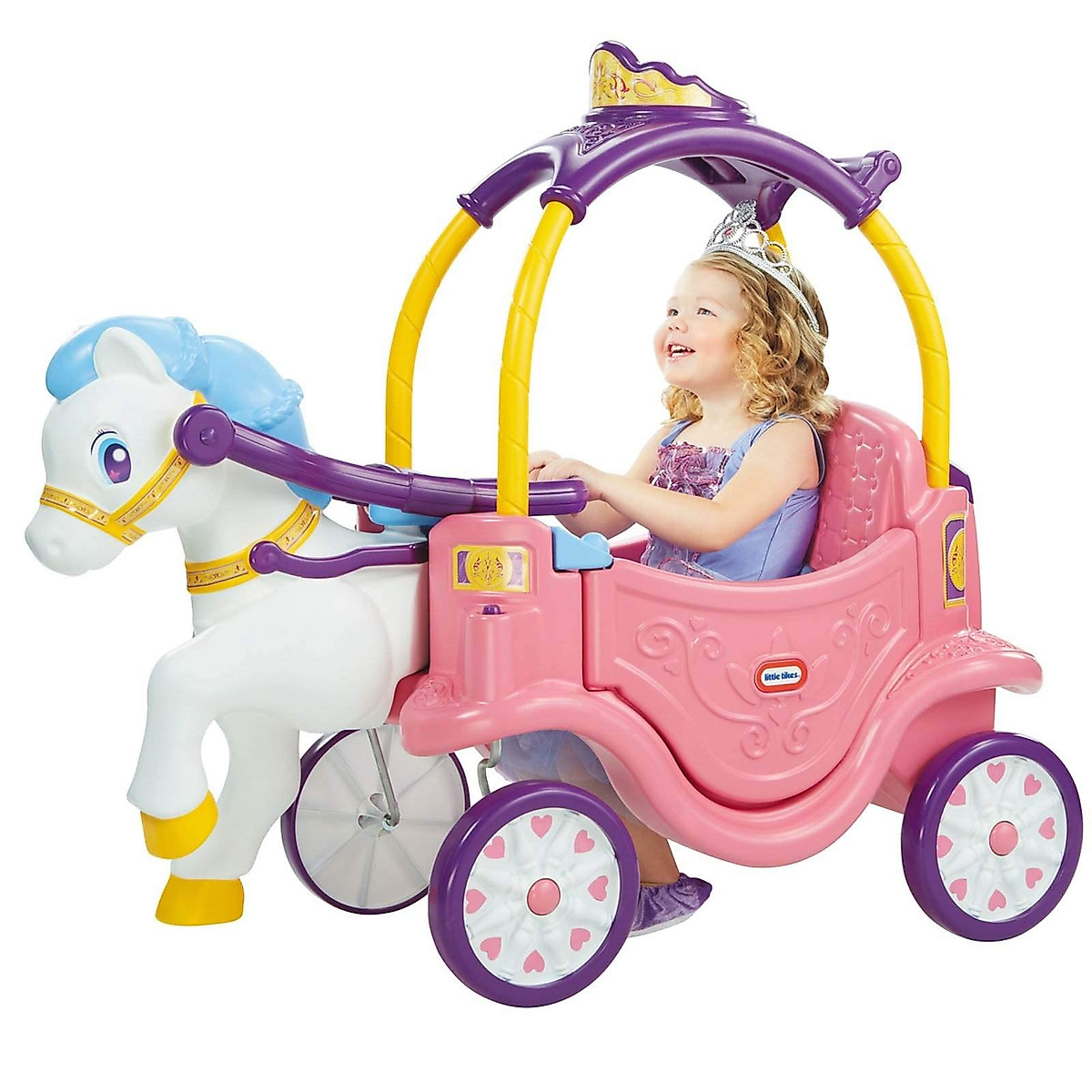 Little Tikes Princess Horse & Carriage, Multicolor Large