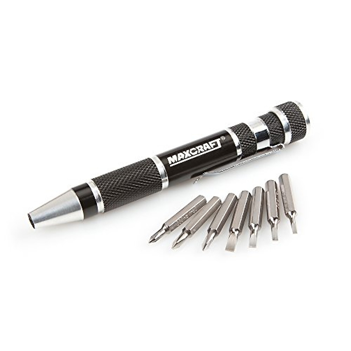 Maxcraft 60609 7-In-1 Precision Pocket Screwdriver (colors may vary)