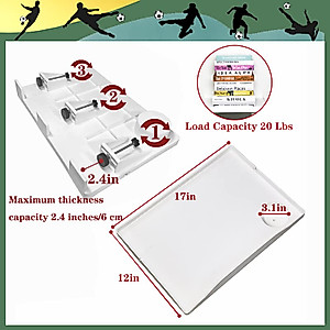 Bedside Shelf, Bunk Bed Shelf Organizer for Top Bunk Dorm Clip On Nightstand with Cup Holder Hooks Hanging Cup Plastic Bedside Shelf Tray for Kids for Bed College Dorm Room Essentials