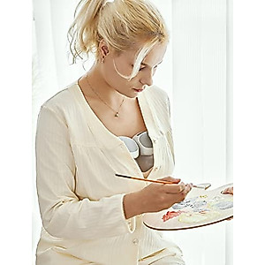 DOOOB Wearable Breast Pump, S10 Pro Electric Breast Pump,Portable Electric Breast Pumps for Breastfeeding with 2 Modes,9 Levels,LCD Display,Memory Function Rechargeable,24mm Flange, 2 Pack