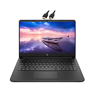 2022 Newest HP Premium 14-inch HD Laptop| Intel Celeron N4020 to 2.8GHz 8GB RAM 64GB SSD| Webcam Bluetooth HDMI USB-C Wi-Fi| Win 11 S with 1 Year MS 365| LIONEYE Bundle| Black