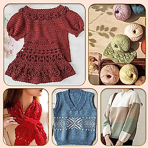 1 PCS 50g 100% Merino Wool Yarn, 6-Ply Warm and Soft Yarn for Hand Knitting and Crocheting, 140 Yards Yarn for Hand DIY Clothes, Scarves, Hats(Pink)