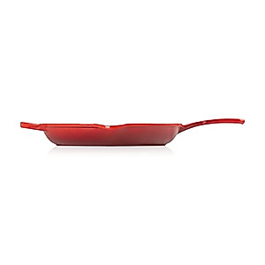 Le Creuset Enameled Cast Iron Signature Iron Handle Skillet, 11.75" (2-3/8 qt.), Cerise